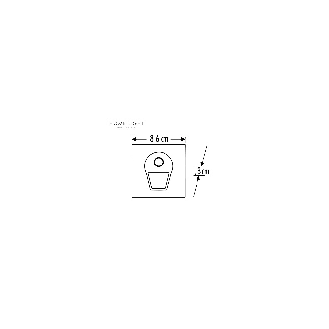 LED SVETILJKA XT-STE01RA SENZOR 1W 3000K IP20