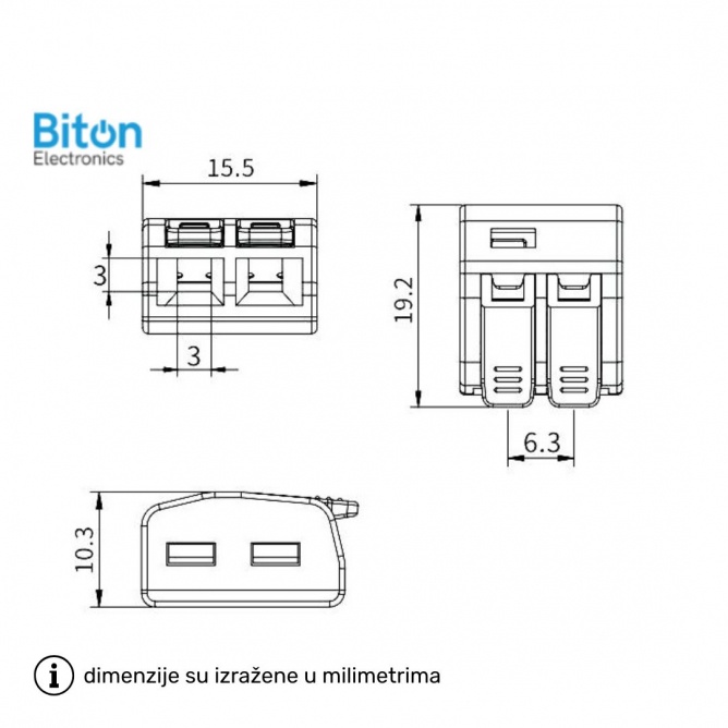 WAGO KLEMA CMK-632 (10 kom)