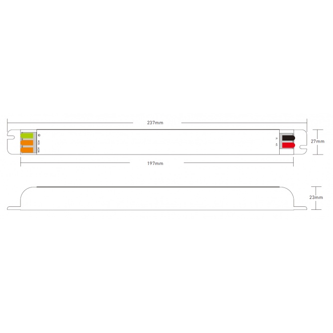 DAWN LED NAPAJANJE SLIM 24V 200W 200WHH-24