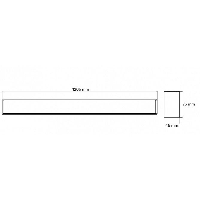 DAWN LED SVETILJKA LT-T-020 33/40/42/45W CCT BELA 1,2 met