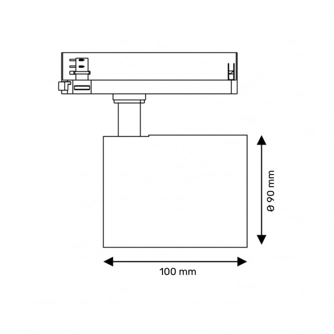 DAWN LED REF SINSKI XS-22 22W 3000K BELI TROFAZNI