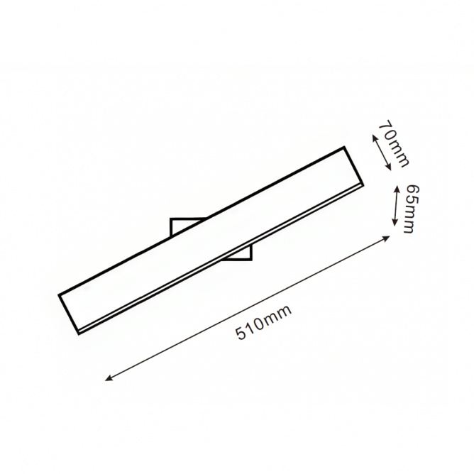 SOLEA 16 ZIDNA SVETILJKA 10W 3000/4000/6000K CRNA