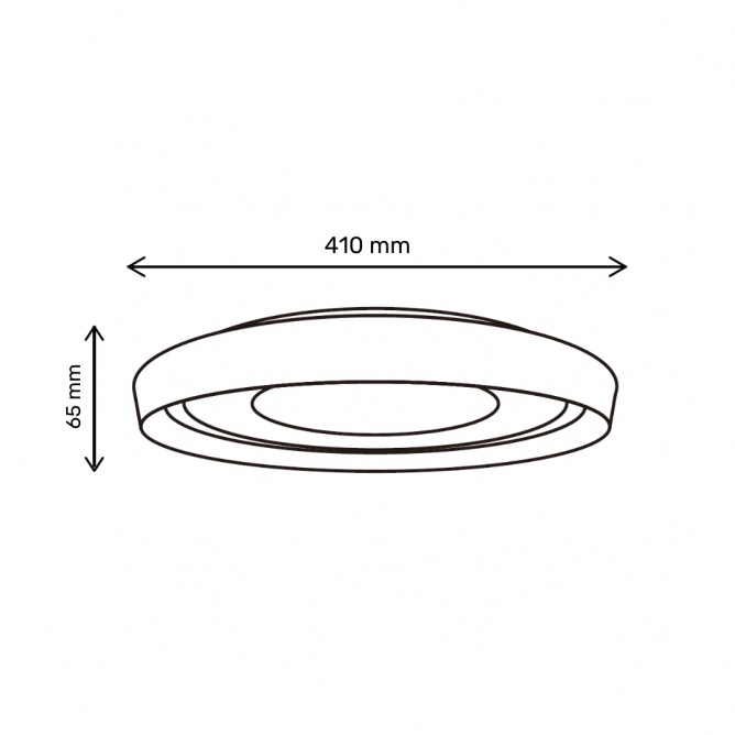 VESTA 672 PLAFONSKA SVETILJKA 36W CCT