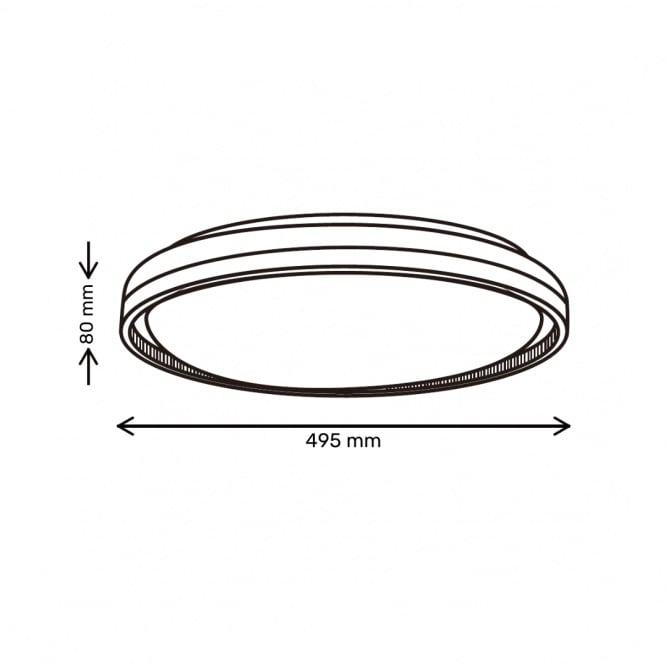 VESTA 669 PLAFONSKA SVETILJKA 24W/48W CCT