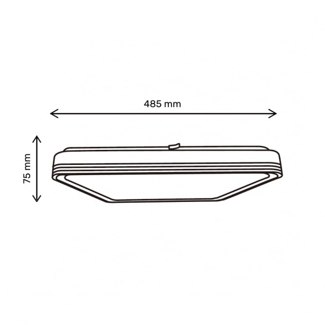 VESTA 668 PLAFONSKA SVETILJKA 24W/48W CCT