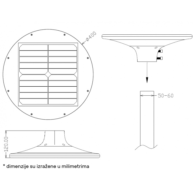 SOLARNA LED ULICNA SVETILJKA LD-SGL-20W