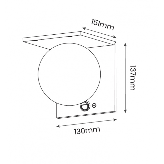 SOLARNA LED SVETILJKA SWL-26 6.25W 4000K IP54