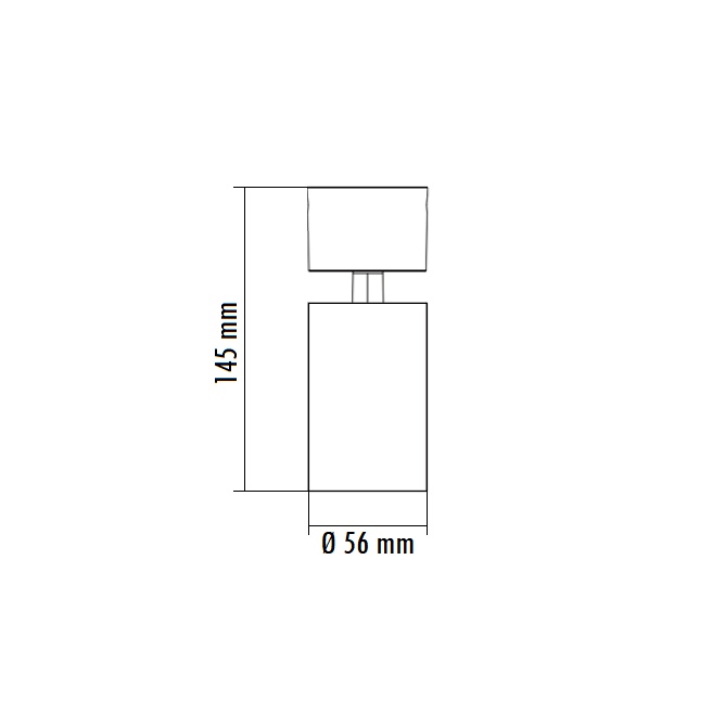 SVETILJKA JM-4063 PLAFONSKA 1*GU10 BELA