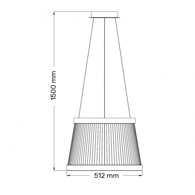 LUNA 318 LUSTER 50W 3000/4000/5700K CRNI