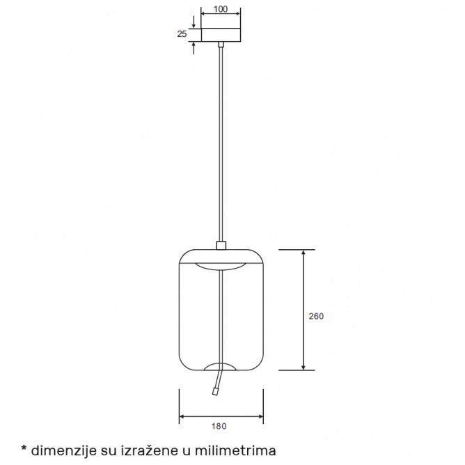 LUNA 300 VISILICA 5W 3000K