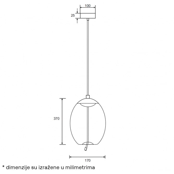 LUNA 299 VISILICA 5W 3000K