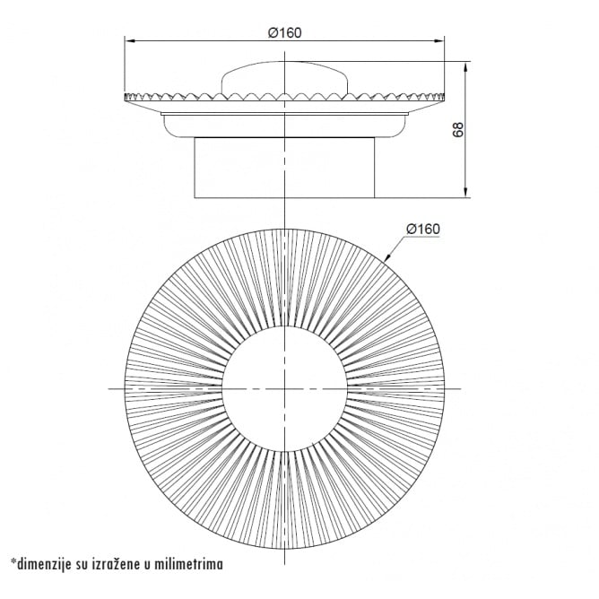 VESTA 651 ZIDNA SVETILJKA 8W 3000K