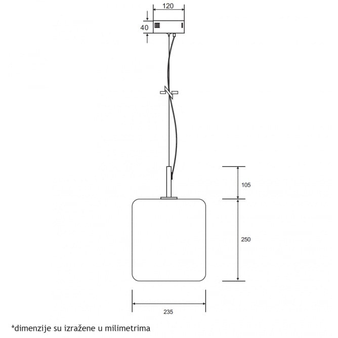 LUNA 282 VISILICA 10.5W 3000K