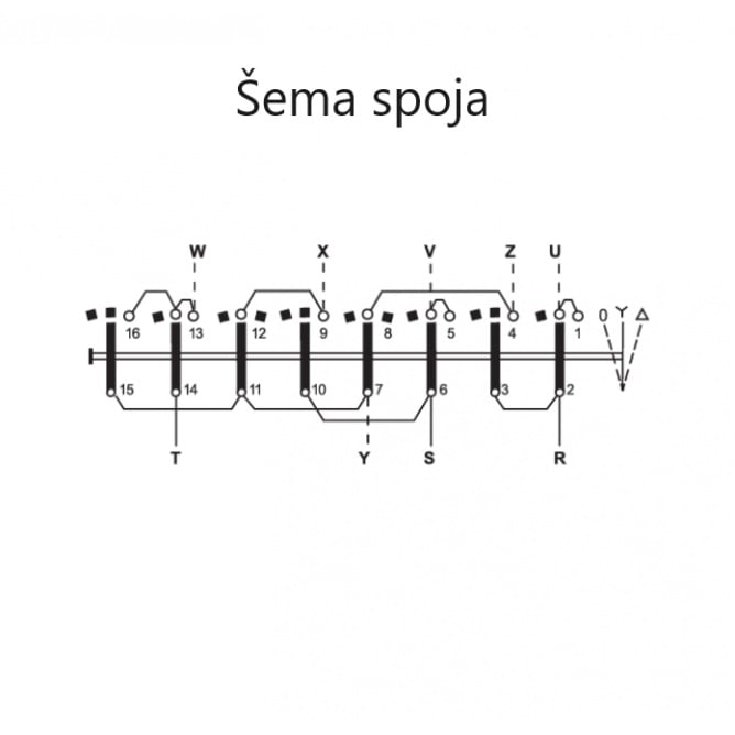GREB.PREKIDAC 25-12-U ZVEZDA-TROUGAO 25A