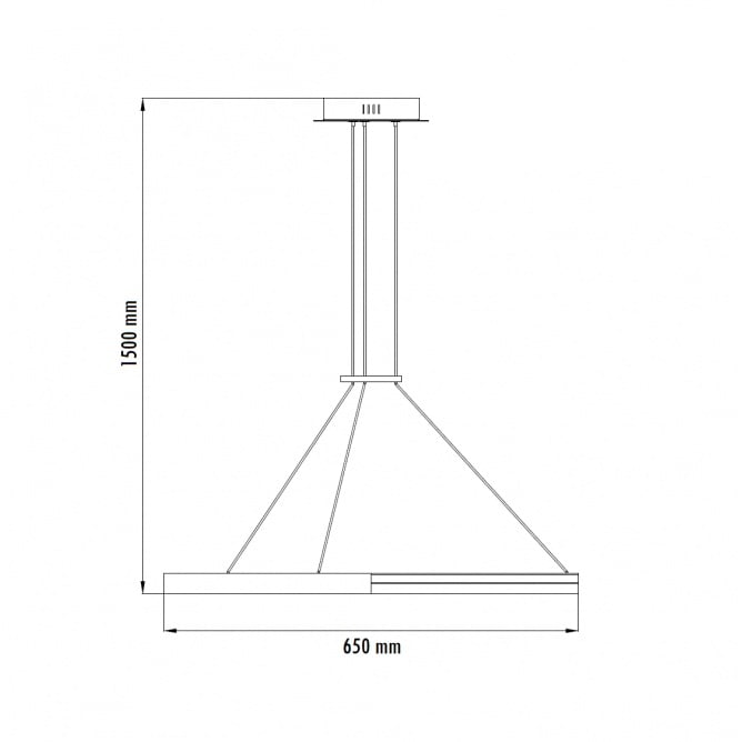 LUNA 235 LUSTER 37W 3000/4000/5700K ZLATO