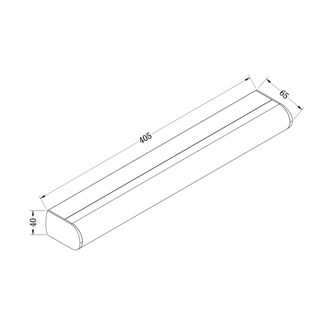 VESTA 597 ZIDNA LAMPA LED 9W 4200K CRNA