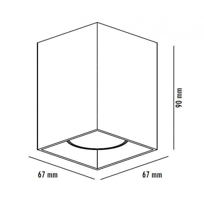 SVETILJKA JM-4084 ZIDNA 1*GU10 BELA IP20