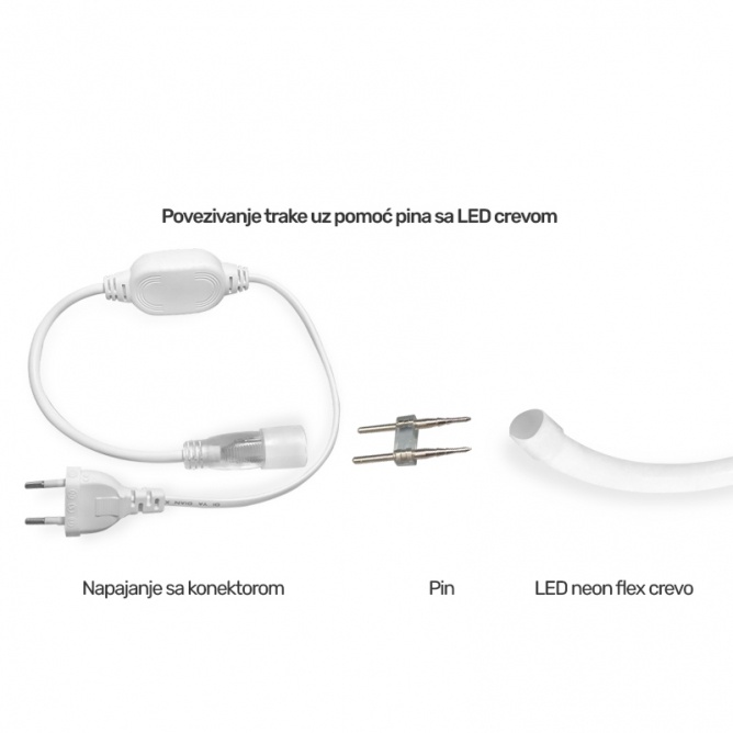 NAPOJNI KABL ZA LED CREVO SVC-PKS13
