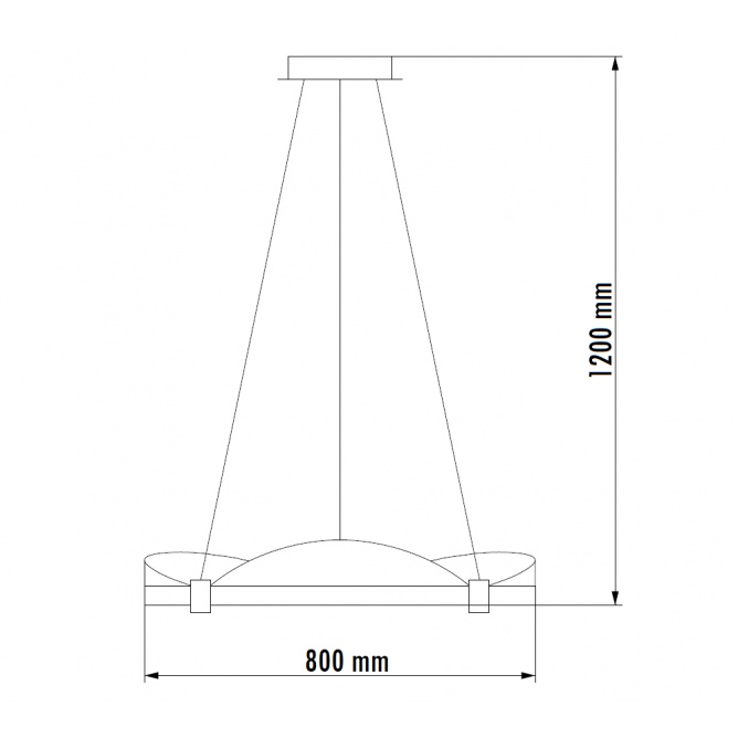VESTA 621 LUSTER 80W 3000K BRAON/SIVA