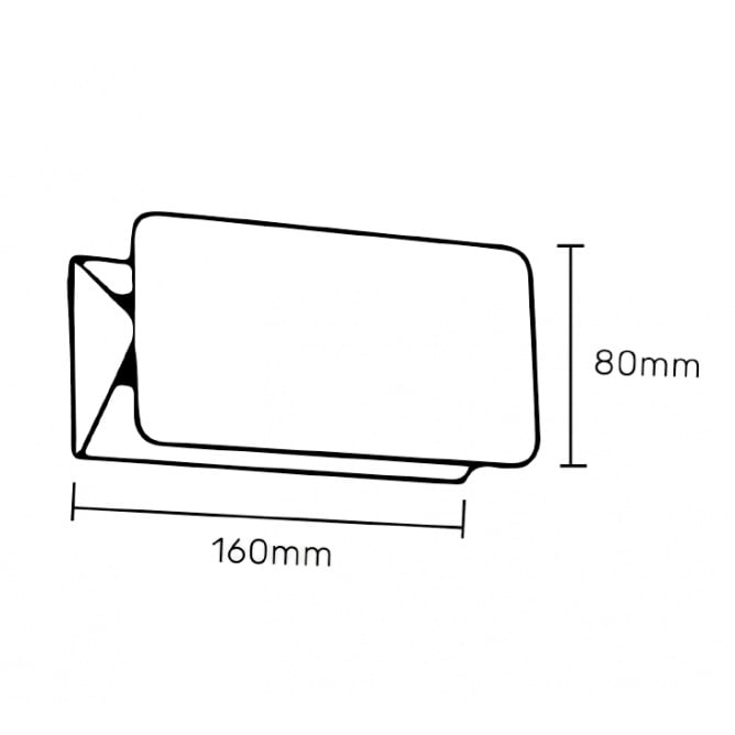 LED SVETILJKA JM-021 ZIDNA 5W 4000K IP54 SIVA ANTRACIT