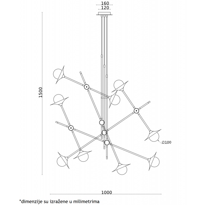 VESTA 319 LUSTER 9XG9 ANTIQUE BRASS