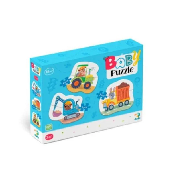 BEBI PUZZLE 3U1 TRANSPORTNA SREDSTVA 104/300392