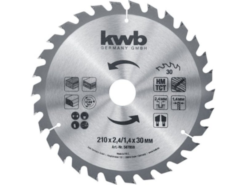 EINHELL BY KWB REZNI DISK ZA CIRKULAR 210X30MM 30Z | SB KRAFTIXX HM DRVO/GIPSAKARTON 49587859