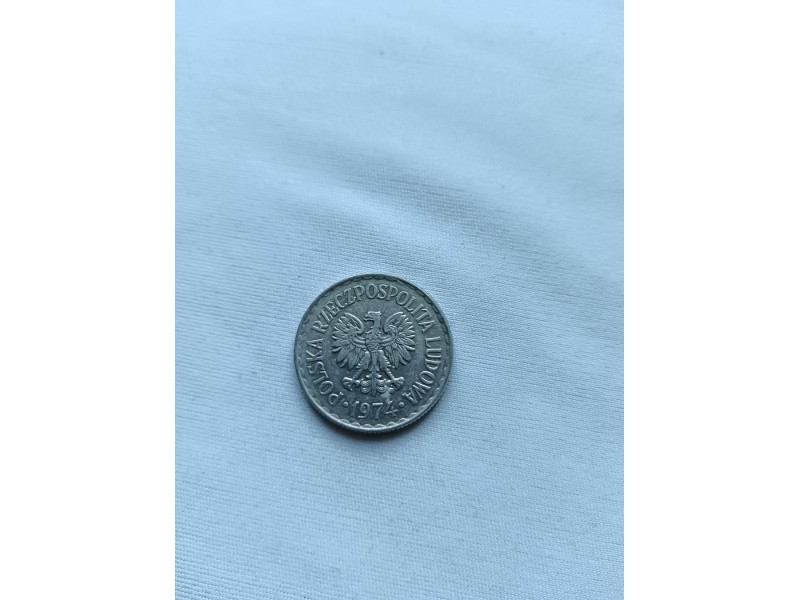 Пољска 1 злот,1974 год.