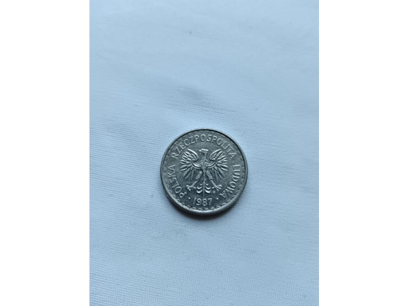 Пољска 1 злот,1987 год.
