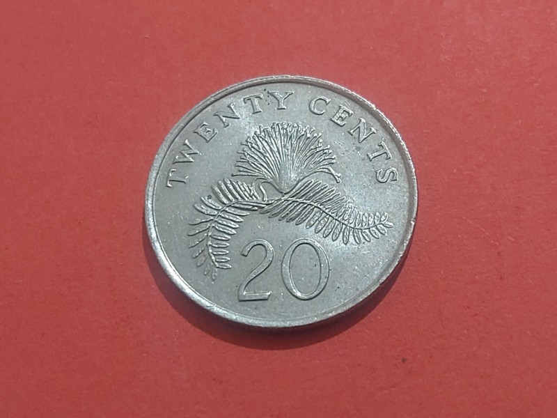 Singapore - 20 cent 1986 god