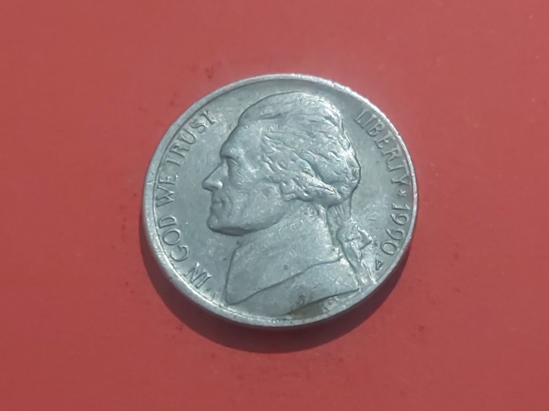 USA - 5 cent 1990 god