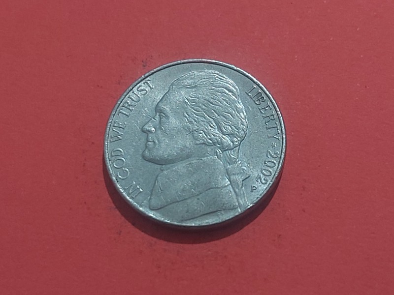 USA - 5 cent 2002 god P