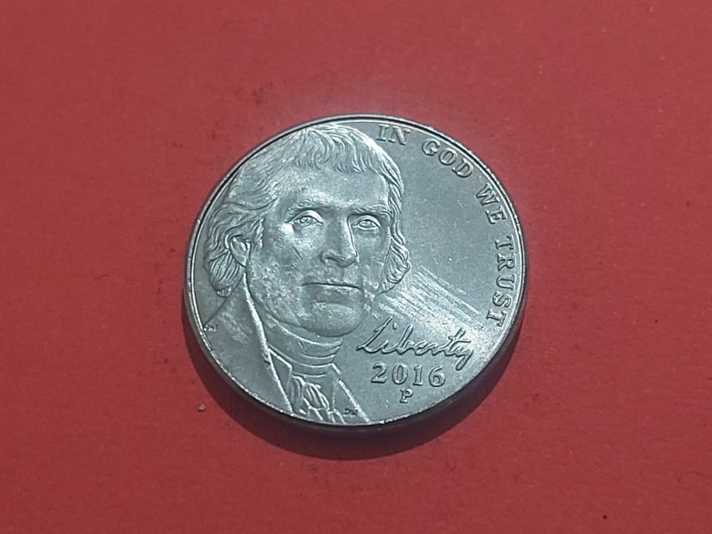 USA - 5 cent 2016 god P