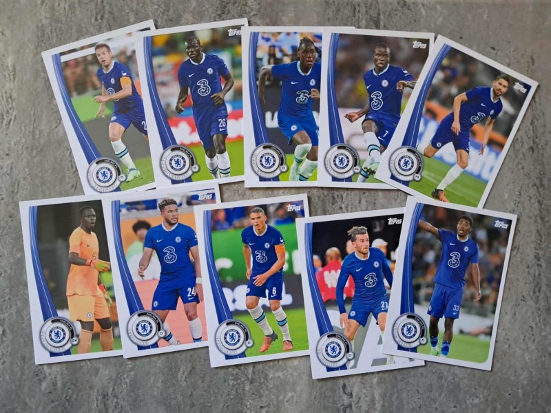 10 kartica Chelsea FC TOPPS