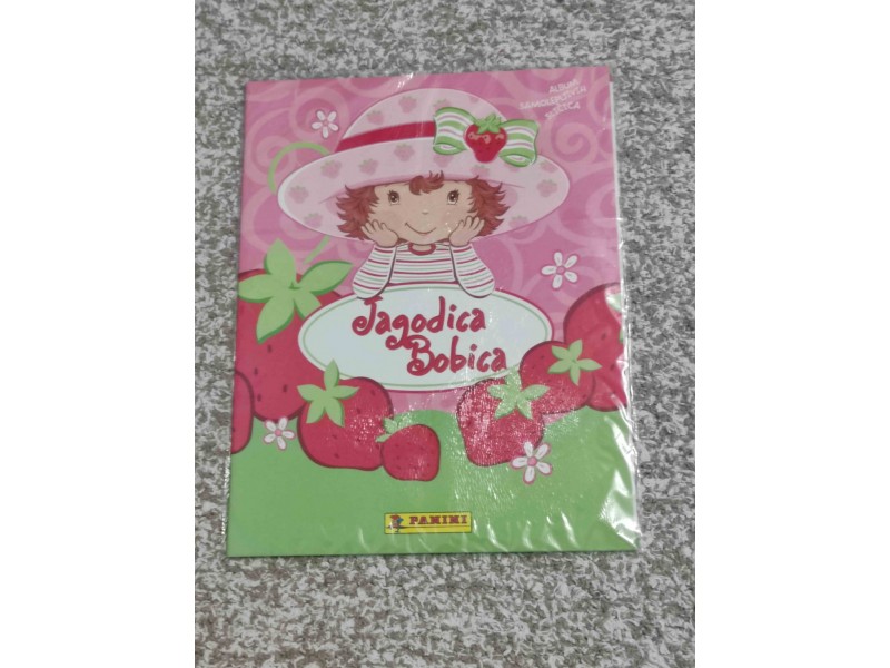 Prazan album Jagodica Bobica Panini 2006.