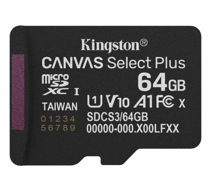 KINGSTON MEMORIJSKA KARTICA SDCS3/64GBSP