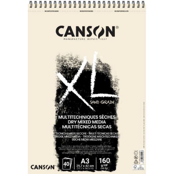 Canson ALB.A3 XL SAND NAT.40S 160g