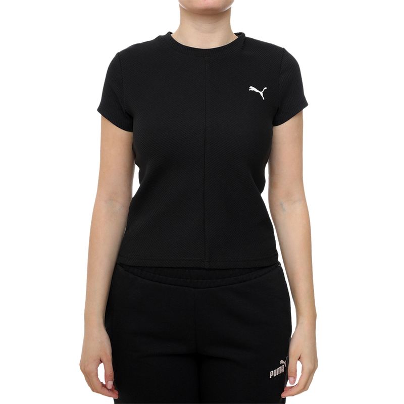 ŽENSKA MAJICA PUMA WARDROBE ESS RIBBED SLIM TEE