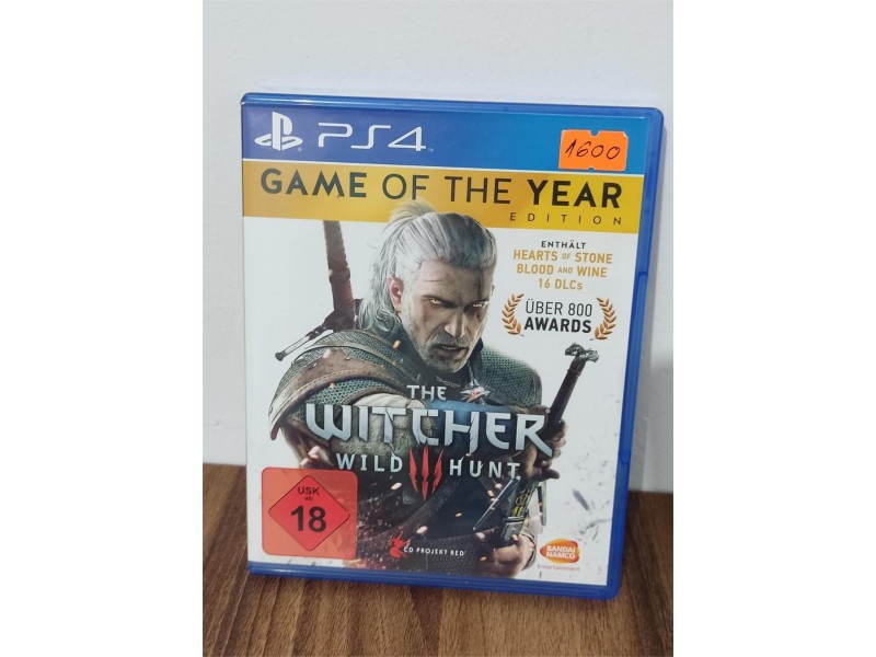 PS4 The WICHER III 3 Wild Hunt Game of the Year edition