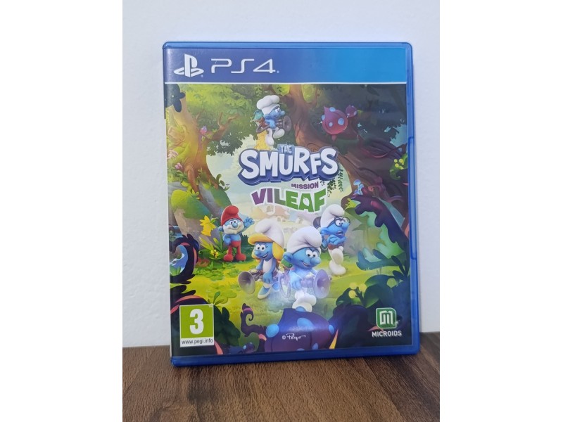 The Smurfs Mission Vileaf PS4 igra -retko