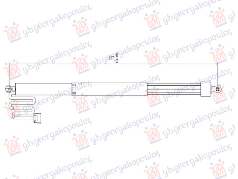 AMORTIZER GEPEK VRATA ELEKTRICNI Leva str. TOYOTA LAND CRUISER (2021-) (OEM: 6892060010)
