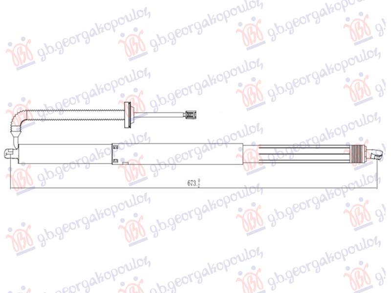 AMORTIZER GEPEK VRATA ELEKTRICNI Leva str. VOLVO C40 (2021-) (OEM: 31690926)