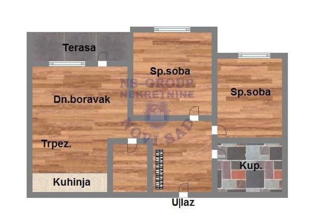 POVOLJAN trosoban stan - PDV
