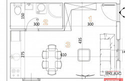 VETERNIČKA RAMPA, 26m2, Garsonjera, Nova