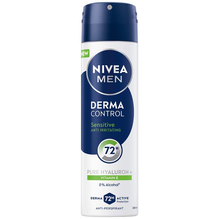 Deo sprej men derma control sensitive 200ml nivea