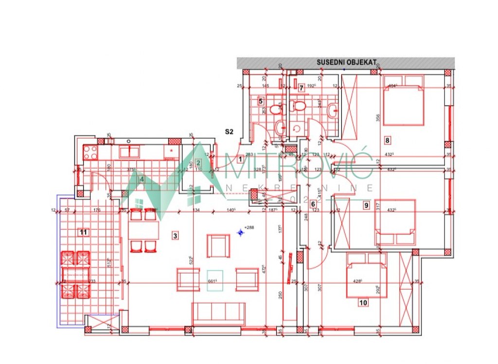 Petrovaradin, Mišeluk - Nov, namešten, veoma komforan četvorosoban stan