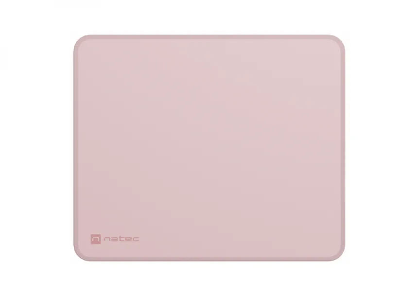 Natec NPO-2087 COLORS, Mouse Pad, 30 cm x 25 cm, Waterproof, Misty Rose