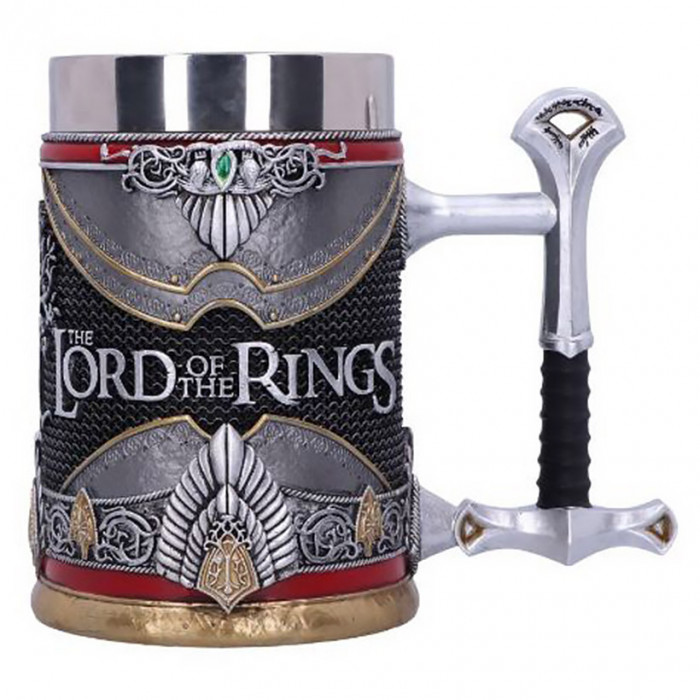 Lord of the Rings Aragorn Nemesis Now Tankard vrč 15 cm