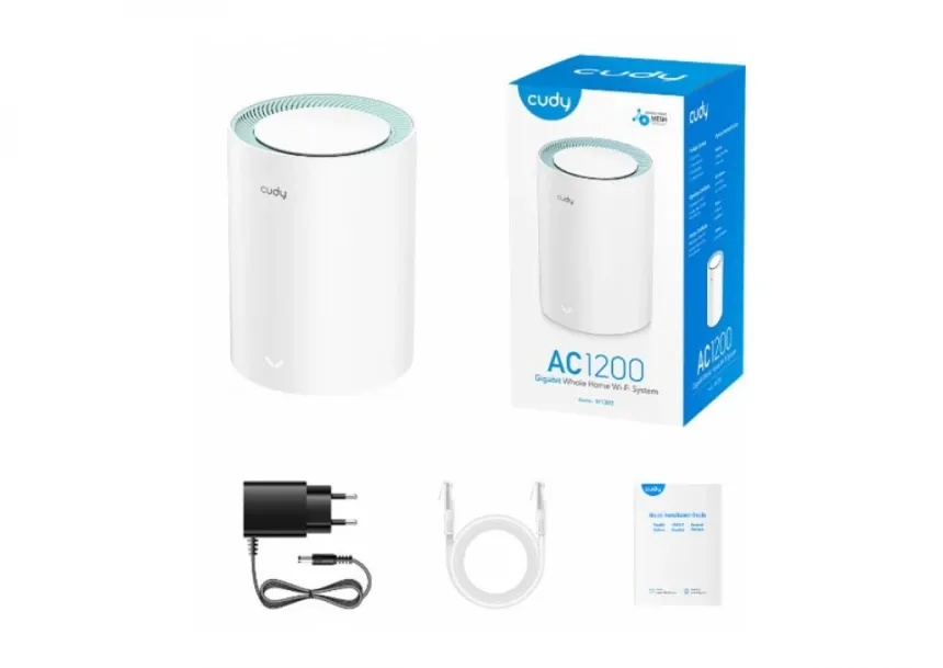 Cudy SET * WR300 N300 Wi-Fi Router + M1300 1-pack AC1200 MESH (3999)