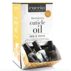 CUCCIO MINI Cuticle Revitalizing oil kutija med i mleko 40 x 3.7 ml
